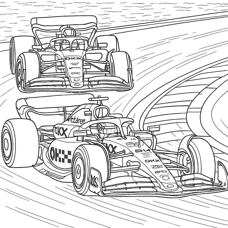 Mclaren F1 Car Coloring Mclaren F1 Car Coloring