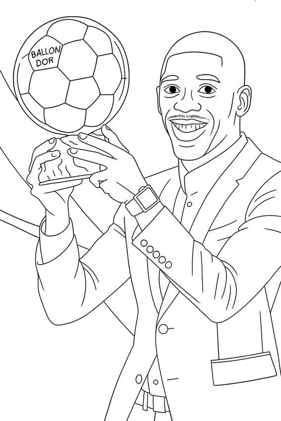 Coloriage Ligue Des Champions UEFA 2026 Ousmane Demb l Ballon D Or 1 Coloriage Ligue Des Champions UEFA 2026 Ousmane Demb l Ballon D Or 1